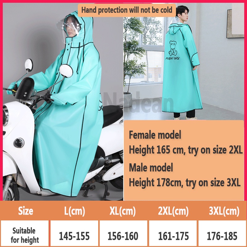Cycling raincoats to prevent rainstorm kapote motorcycle rain gear ...