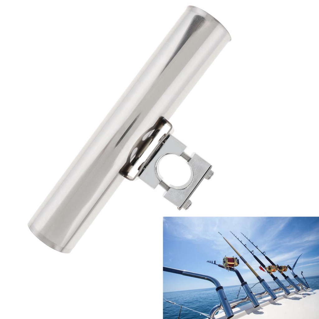 Adjustable Steel Fishing Boat Rod Stand Holder Pole Bracket Rest Rack ...