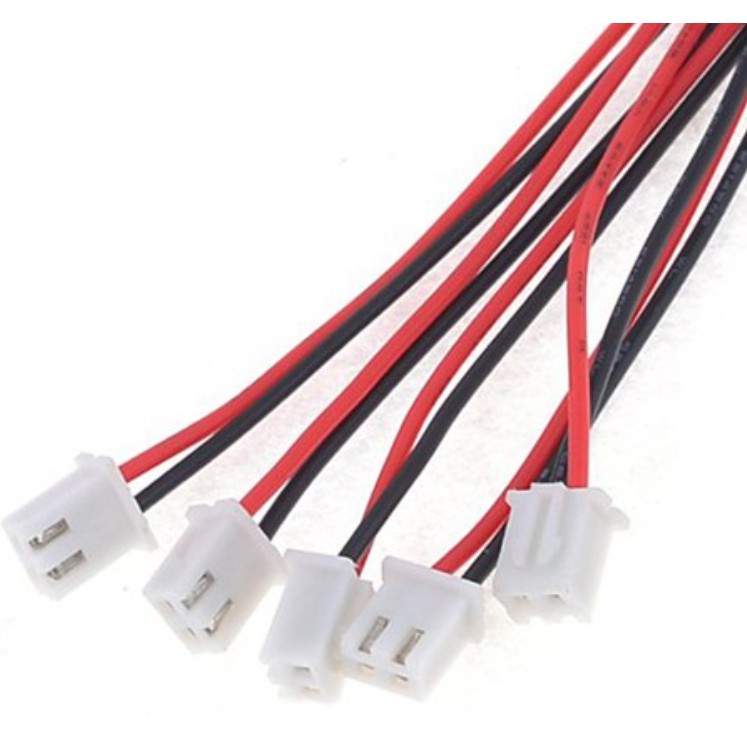 mini JST 2.0 pH 2-P 5 pcs terminal wire connector plug with wire ...