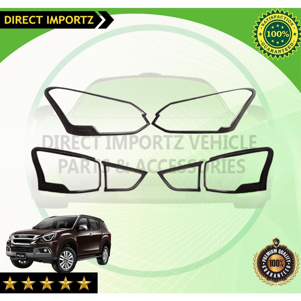 Isuzu MUX 2018 to 2020 BLUE POWER HeadLight and TailLight Cover Matte ...