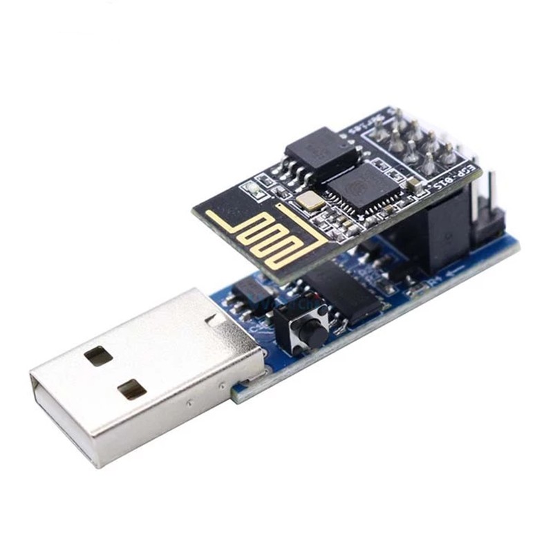 ESP01 Programmer Adapter UART GPIO0 ESP-01 Adaptaterr ESP8266 CH340G USB To ESP8266 Serial ...