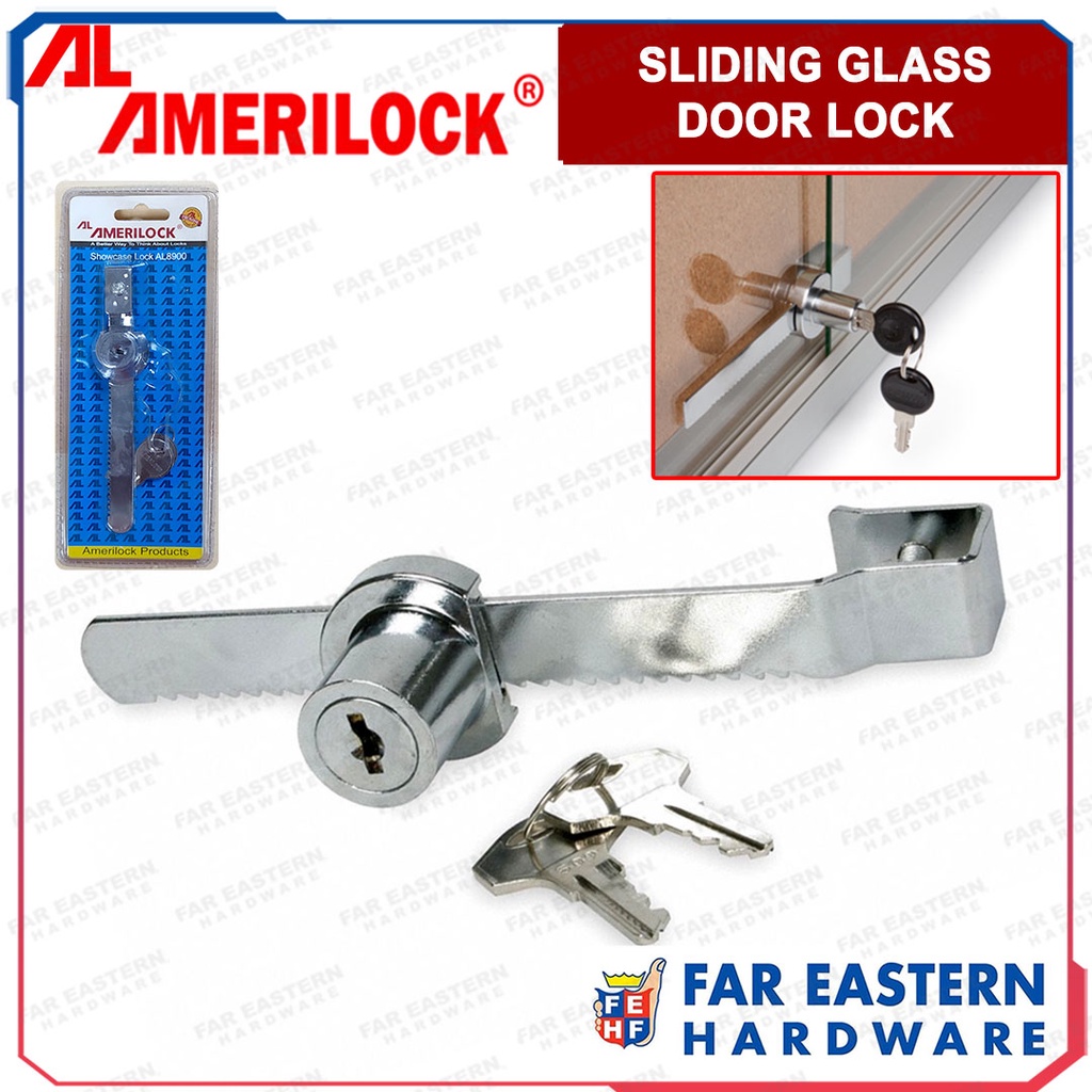 AMERILOCK Sliding Glass Door Lock AL8900 | Shopee Philippines