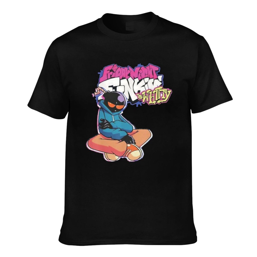 Friday Night Funkin Battle With Whitty Men's Cotton T-Shirts | Shopee ...