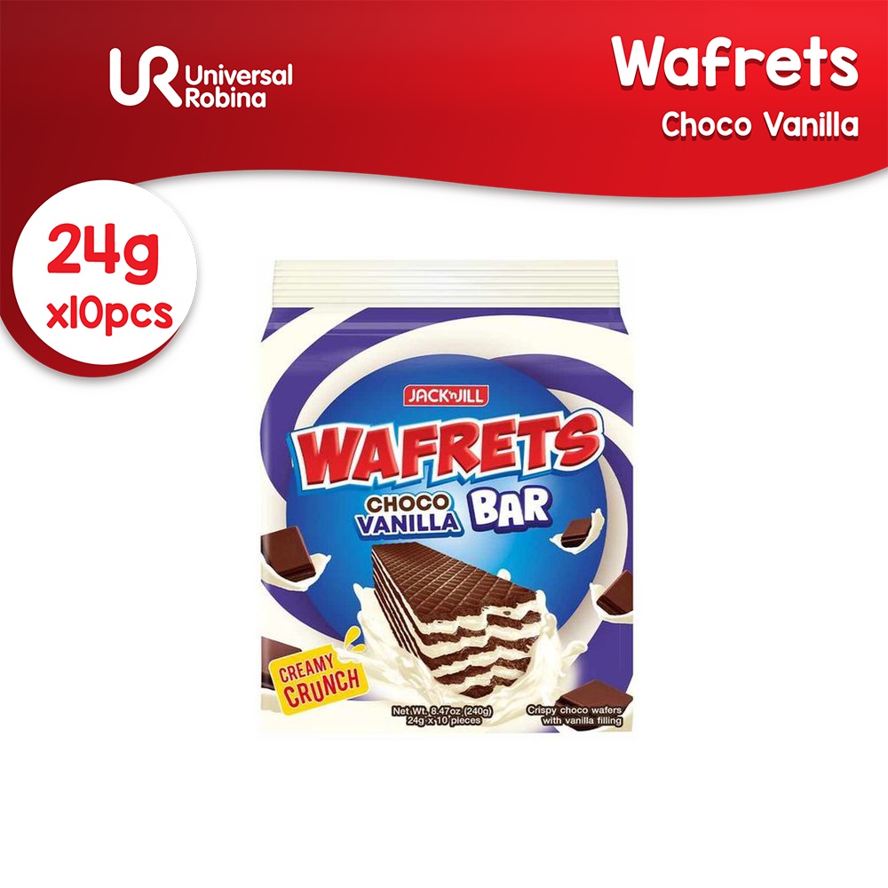 Wafrets Choco Vanilla Bar (24g x 10) | Shopee Philippines