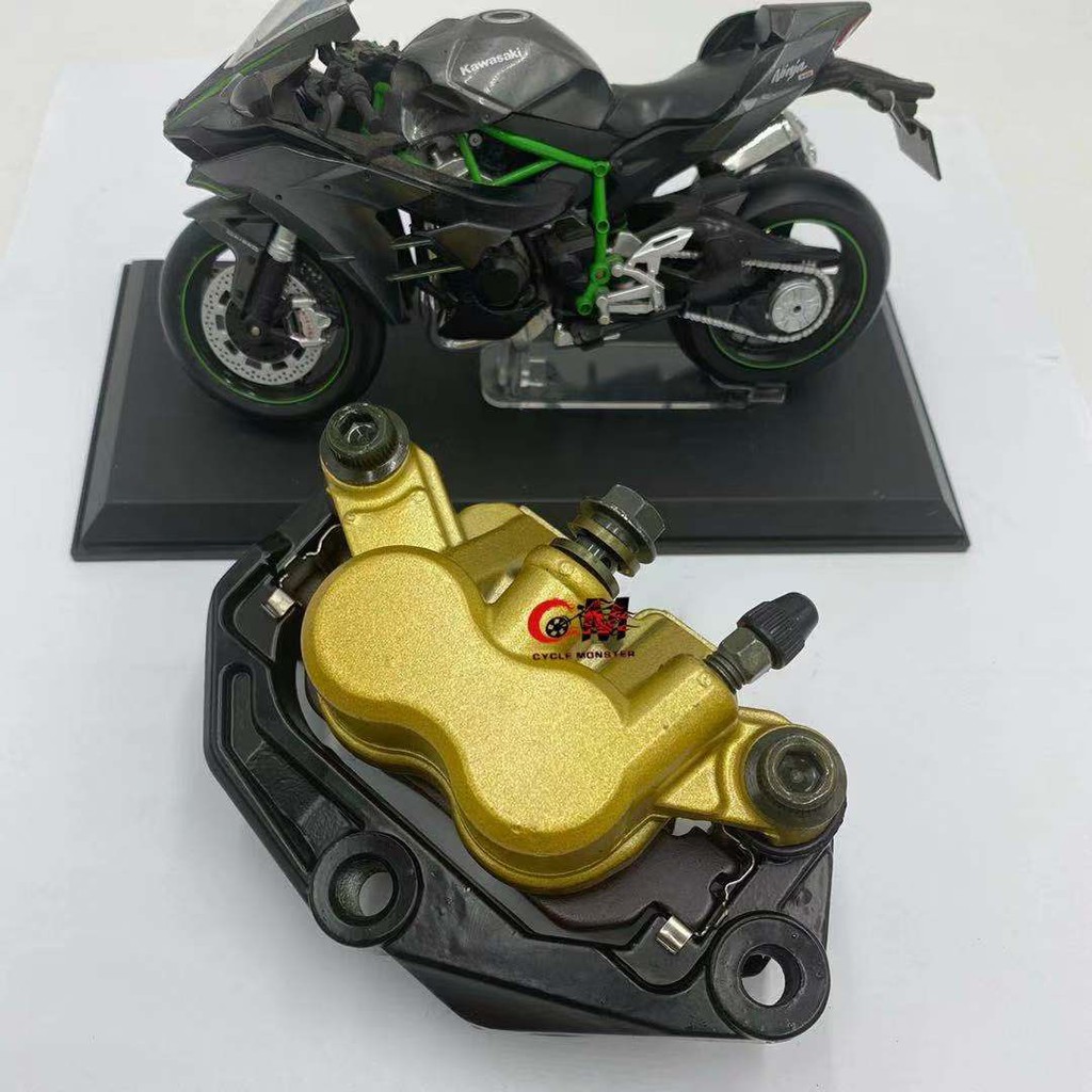 motorcycle front caliper for nouvo black or yellow random color to ship ...