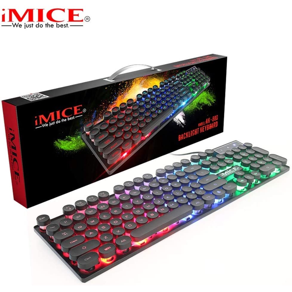 AK-800 Sentiment 104 Keys RGB Backlit Mechanical Keyboard USB Wired ...