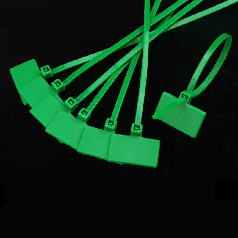 Easy Mark Nylon Cable Ties Tag Labels Plastic Loop Ties Markers Cable Tag Self-locking Ties ...
