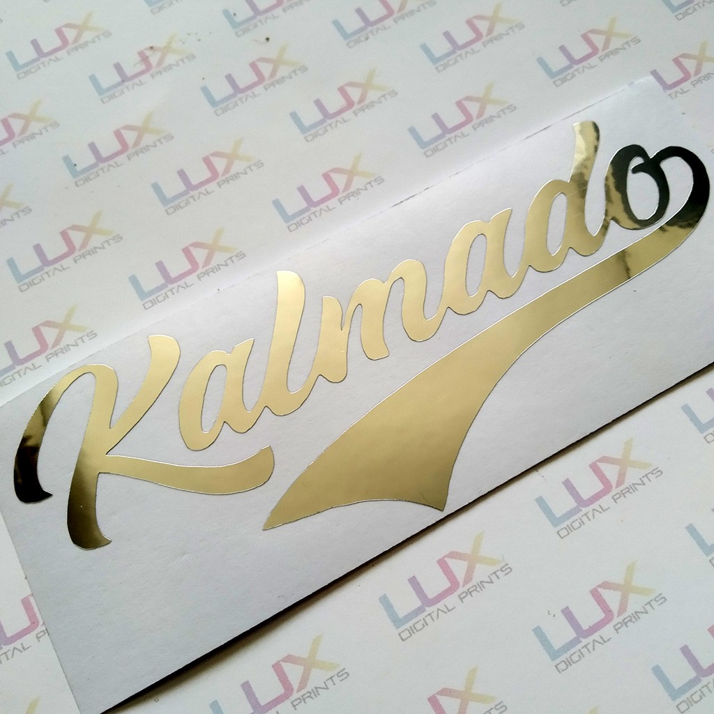 KALMADO 003 Die-Cut Vinyl Sticker/Decal/laptop/mugs/tumblers etc ...