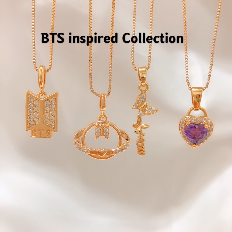 YH Fashion BTS Inspiration Pendant Necklace Accessories For Women ...