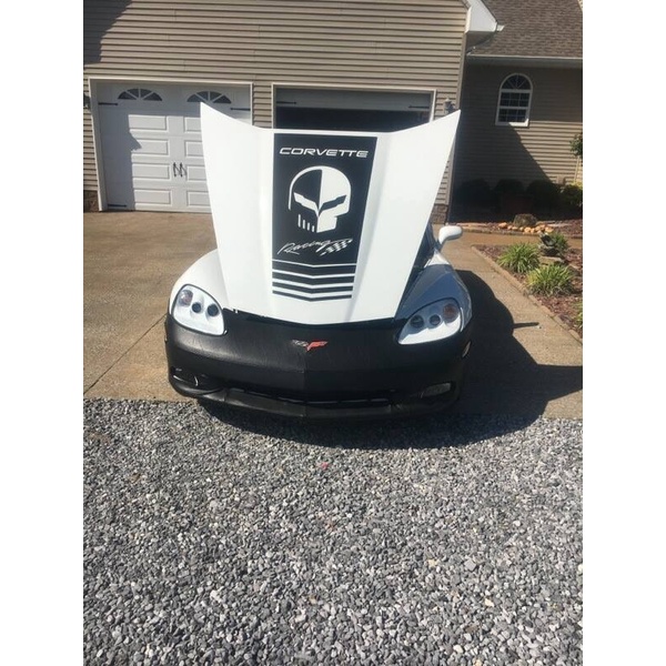 Chevy Corvette Hood Decal Vinyl Sticker Racing Jake C4 C5 C6 C ZO6 ZR1 ...