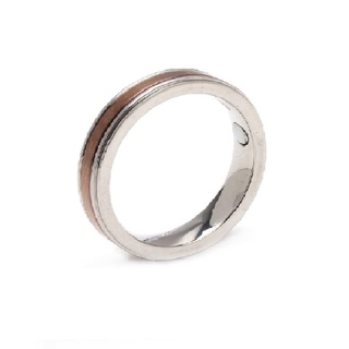 Silverworks Titanium Band Ring with 1 Germanium | Shopee Philippines