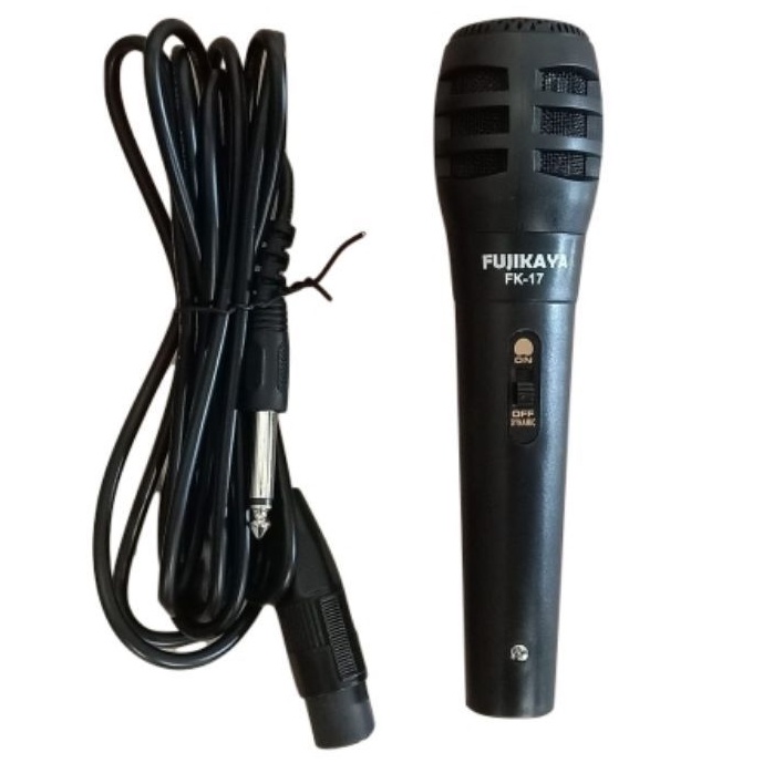 Professional Dynamic Microphone FUJIKAYA FK-17 karaoke Wired Speaker No ...