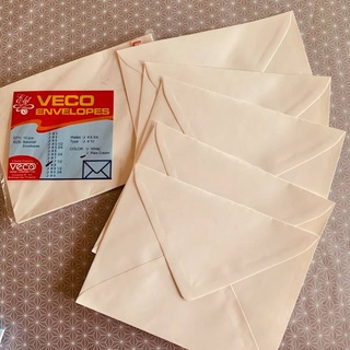 VECO Baronial Envelope VELLUM 100gsm White/Cream 10pcs/pack | Shopee ...