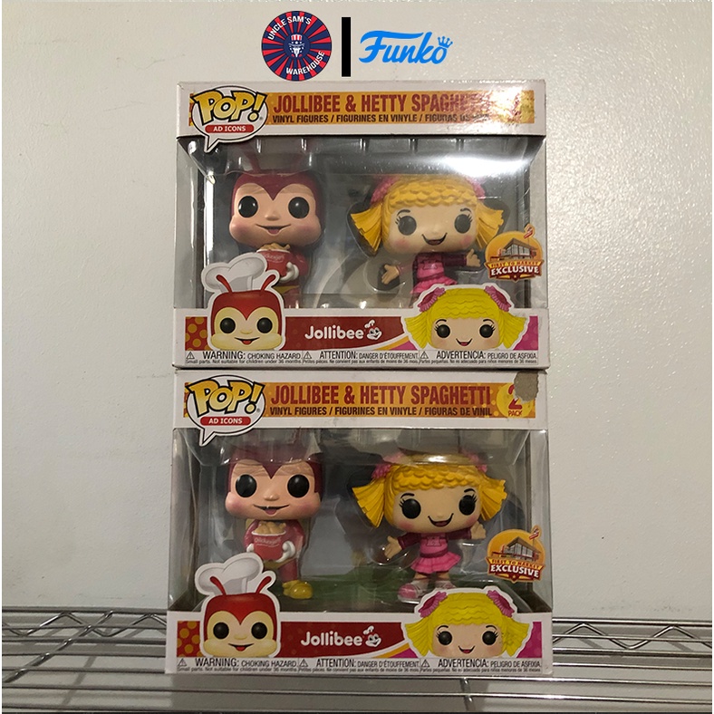 Funko Pop! Ad Icons: Jollibee and Hetty 2 pack (First to Market ...