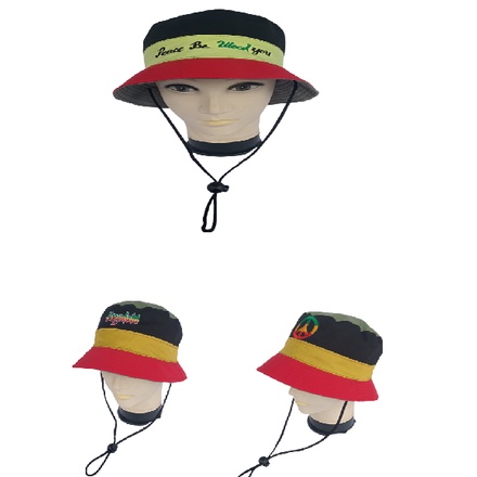 Reggae Hat / Rasta Bucket Hat /Love Local Fashion Bucket Hat W ...