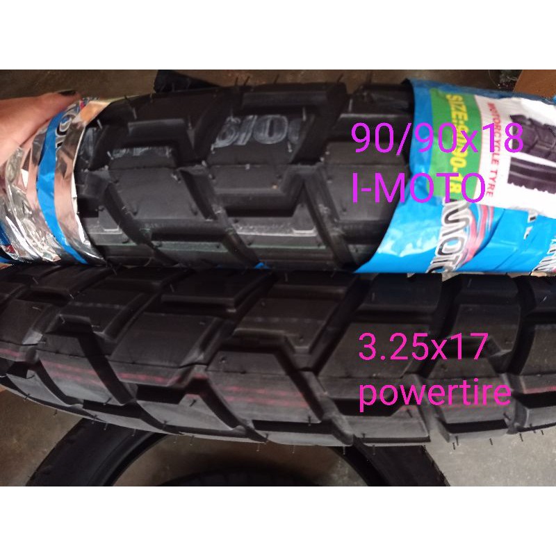 POWERTIRE D601 ON/OFF ROAD DUAL SPORT/ CAFE RACER/SCRAMBLER/ TUBE TIRE ...