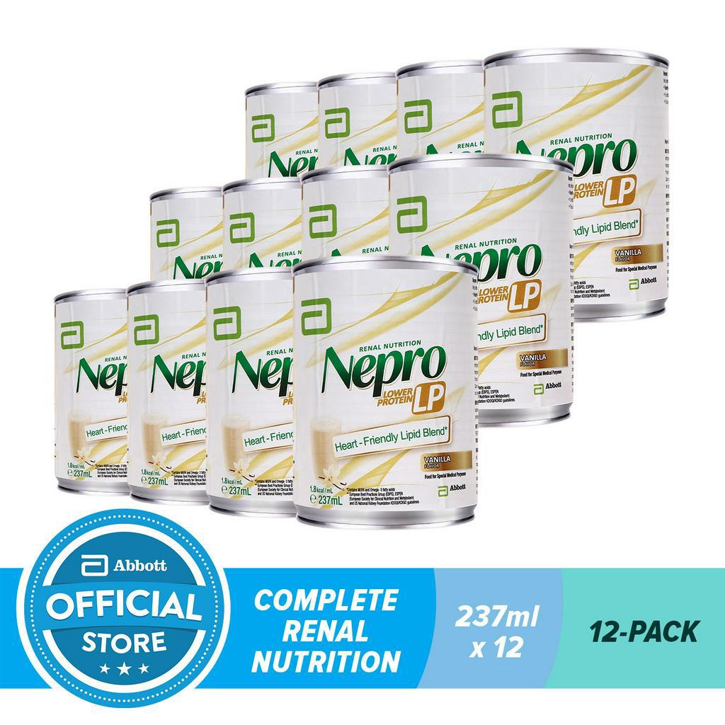 NEPRO Lower Protein 237ml Bundle of 12 Ready to Drink Milk | Shopee ...