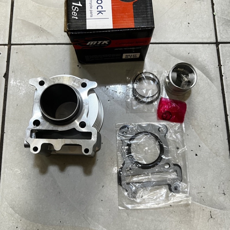 mtk cylinder block set for yamaha mio std standard size 50mm (sporty ...