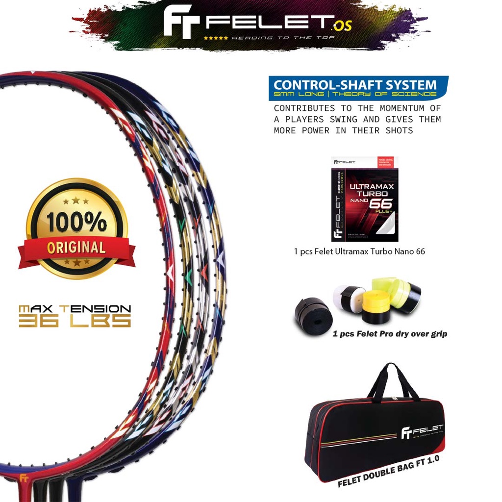 FELET ARCANA 90 Badminton Racquet | Shopee Philippines