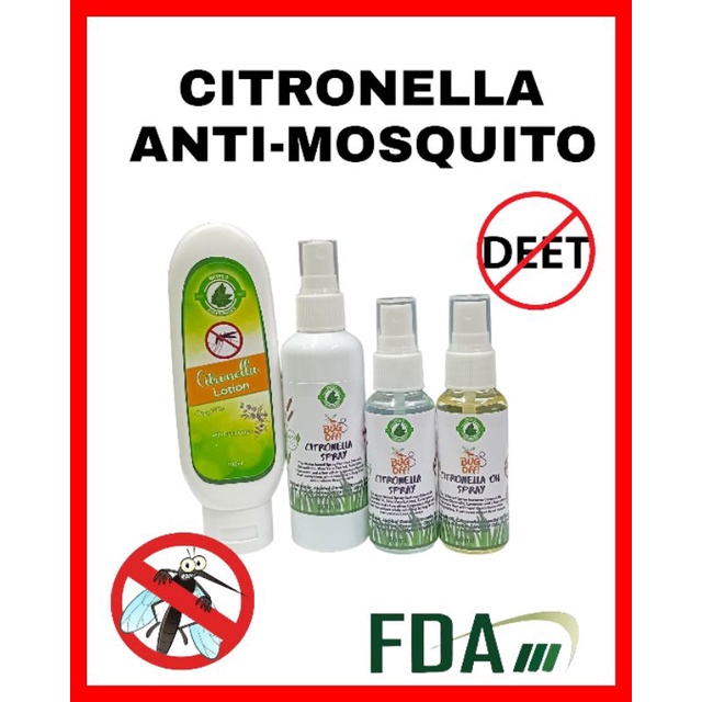 Citronella Spray Waterbased, Citronella Oil, Citronella Lotion Anti ...