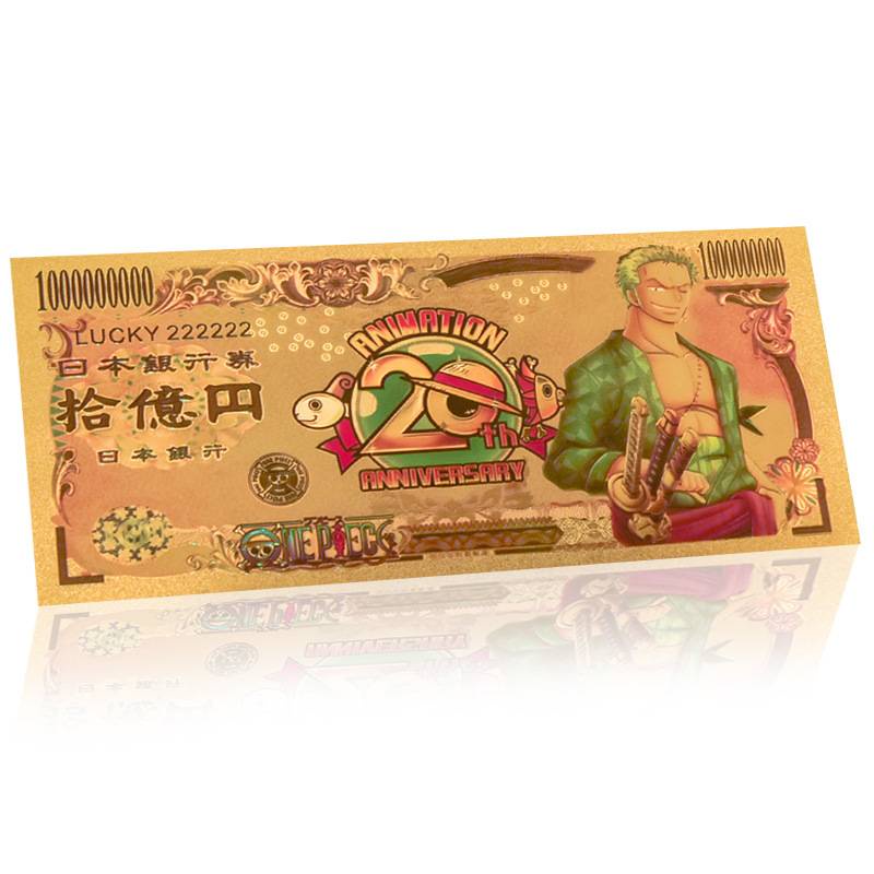 One Piece Commemorative banknote Anime Collection Luffy Zoro wallpaper ...