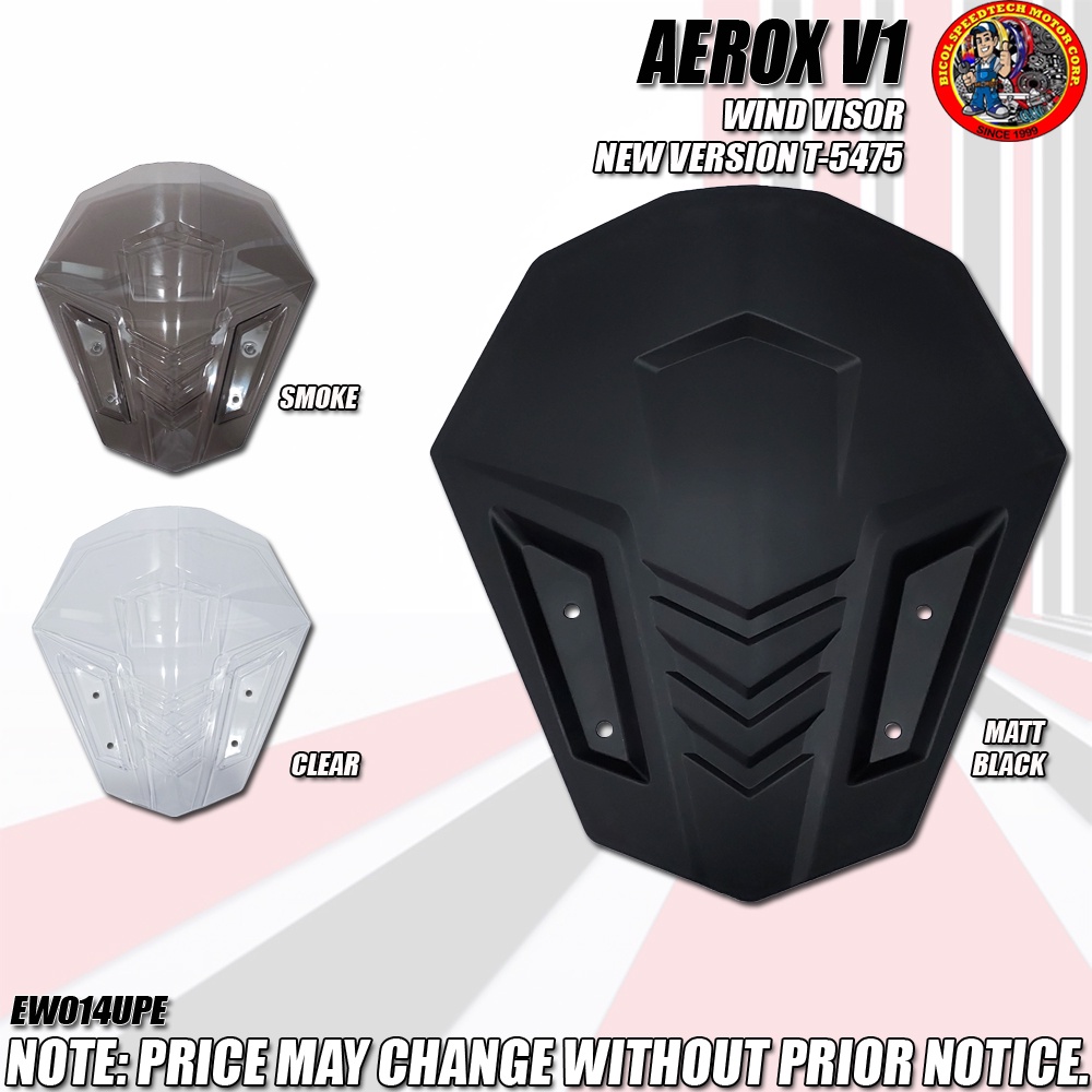AEROX V1 WIND VISOR NEW VERSION T-5475 (EW014UPE) | Shopee Philippines