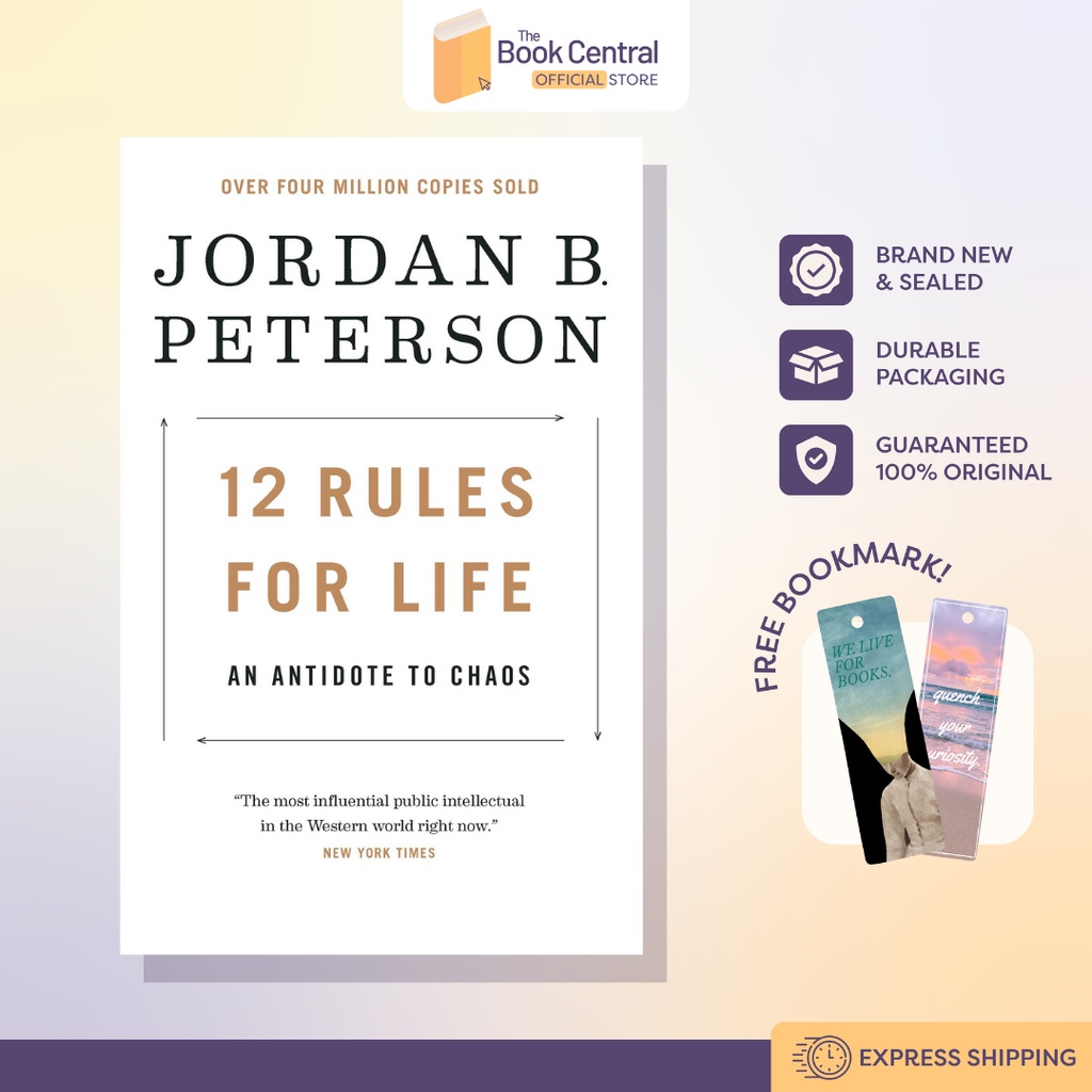 12 Rules for Life (ORIGINAL) by Jordan Peterson (PB) Self Help Books ...