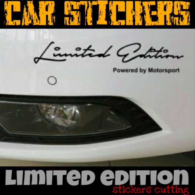 [24 HOURS SHIP] STIKER KERETA LIMITED EDITION DESIGN 5 / CAR STICKER ...