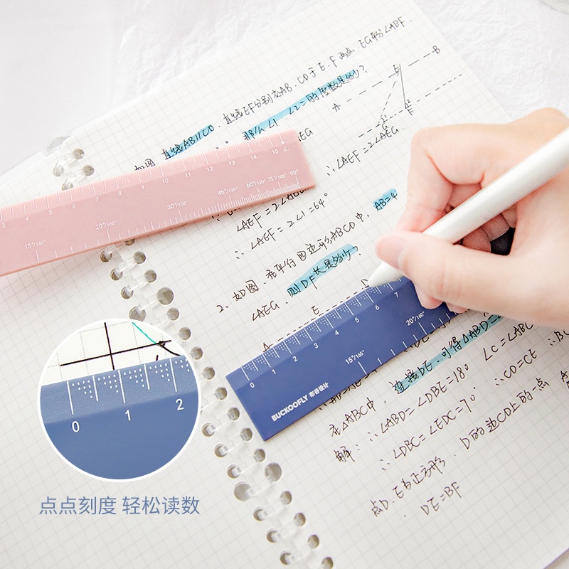 Cdaily|Ruler Simple Student Office Stationery Drawing Measuring Ruler ...