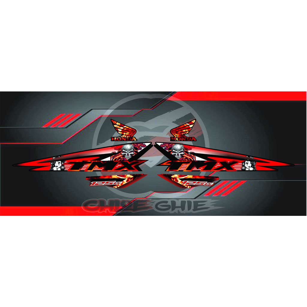 tmx125 decals tank sticker decals | Shopee Philippines