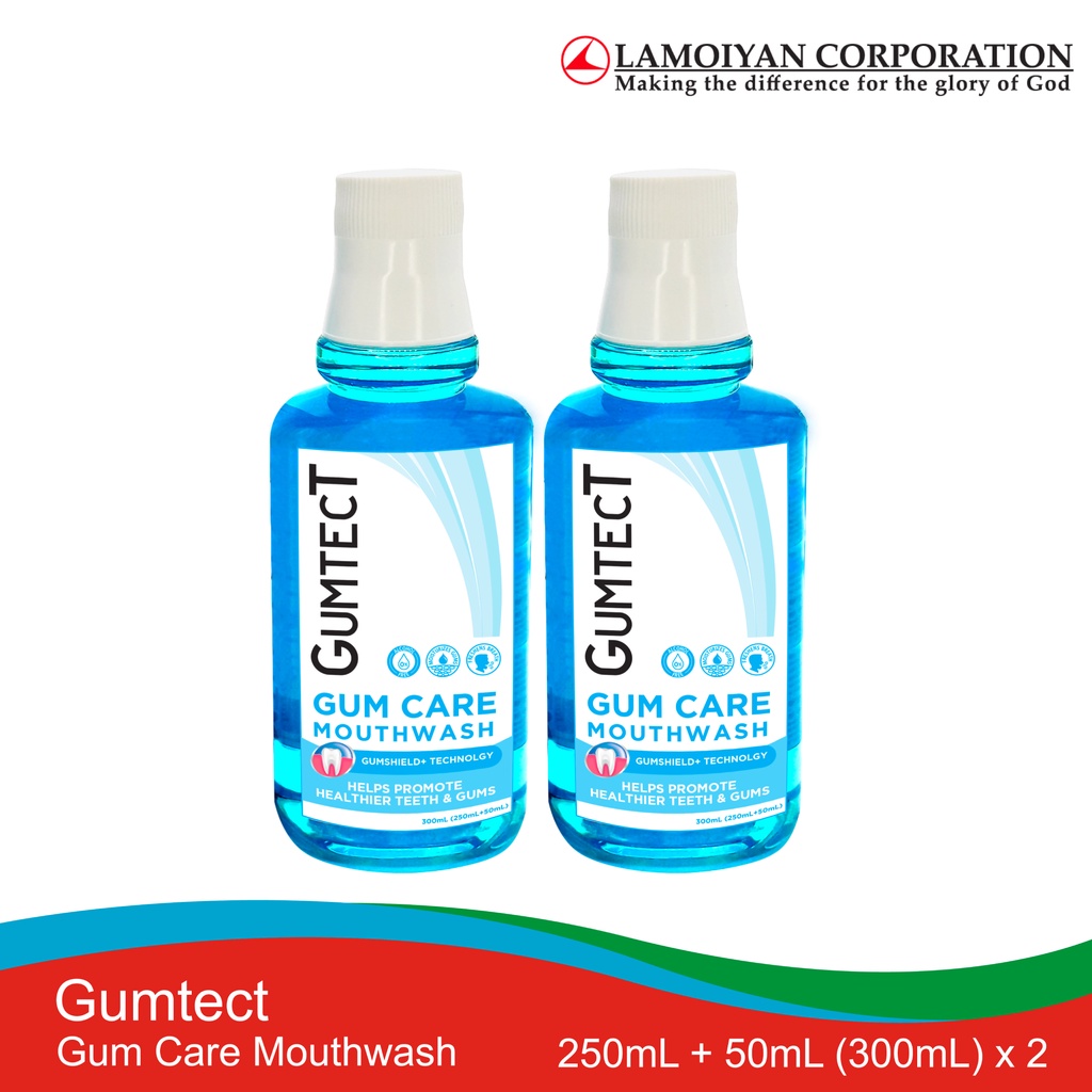 [Bundle of 2] Gumtect Gum Care Mouthwash 300mL | Shopee Philippines