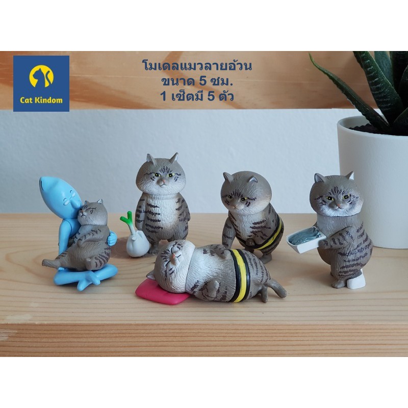 5 Fat Pattern Cat Model/Set Size 5 Cm. Material pvc | Shopee Philippines