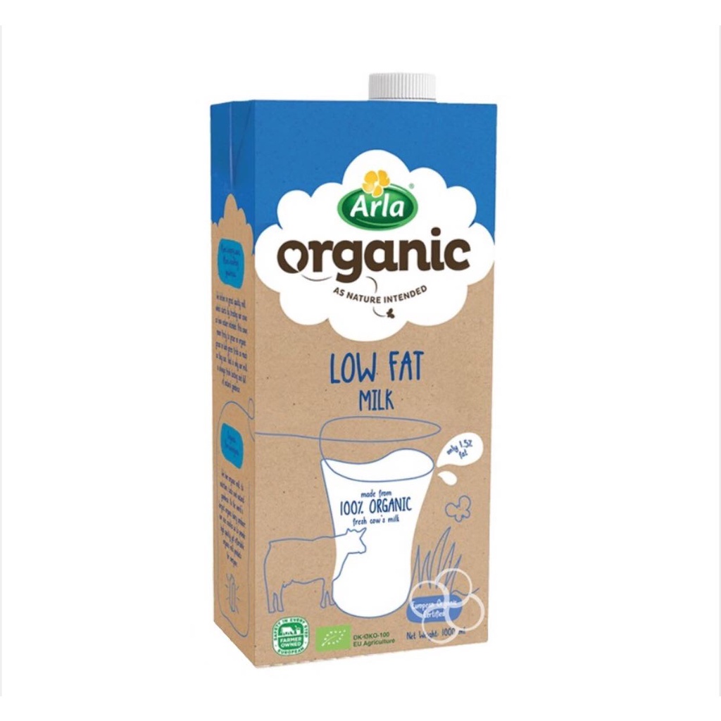 Arla Organic Low Fat Milk 1L | Shopee Philippines