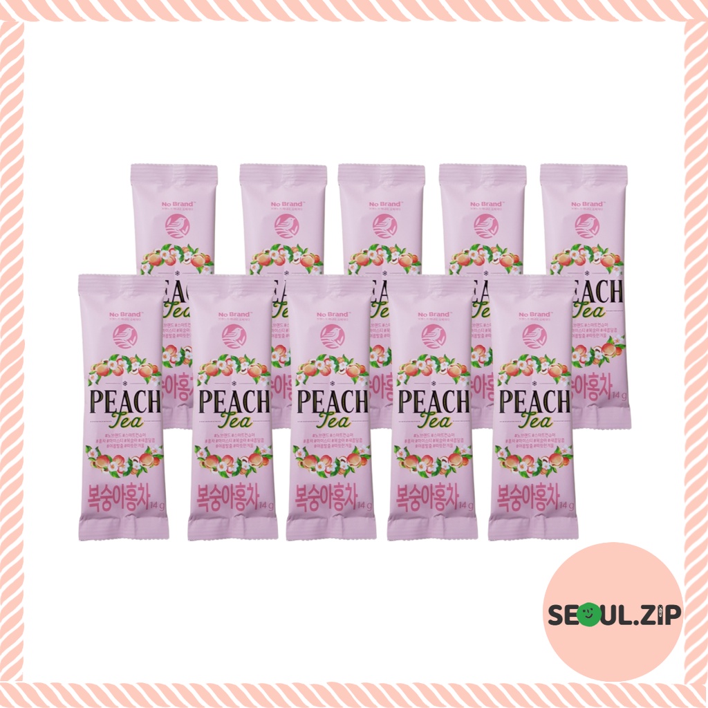 [No Brand] Peach Tea 10T, Fruit Tea, Black Tea, Korean Tea | Shopee ...