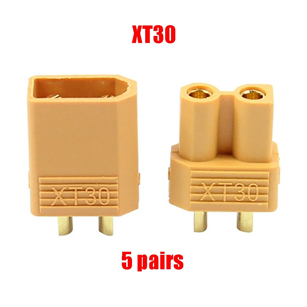 10PCS XT60 XT-60 XT30 T Plug Male Female Connectors Plugs | Shopee ...