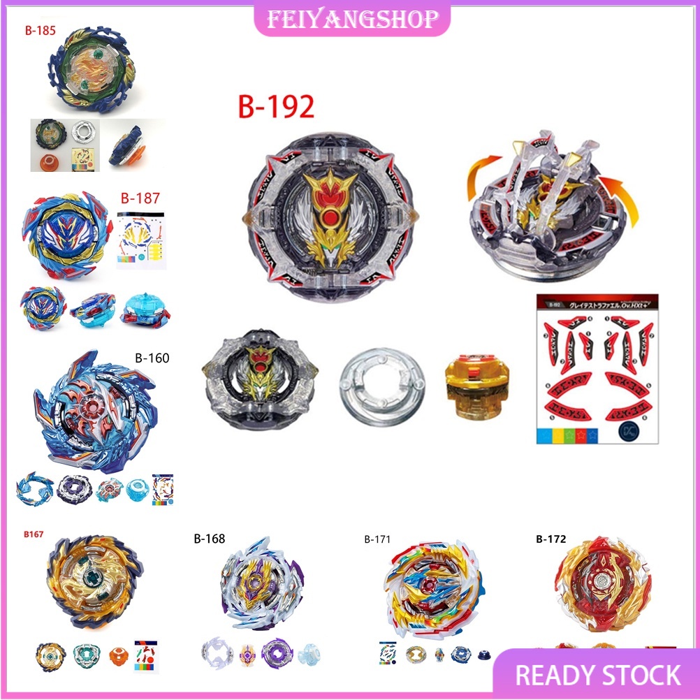 Beyblade Burst B-192 Greatest Raphael B-185 Vanish Fafnir B-187 Savior ...