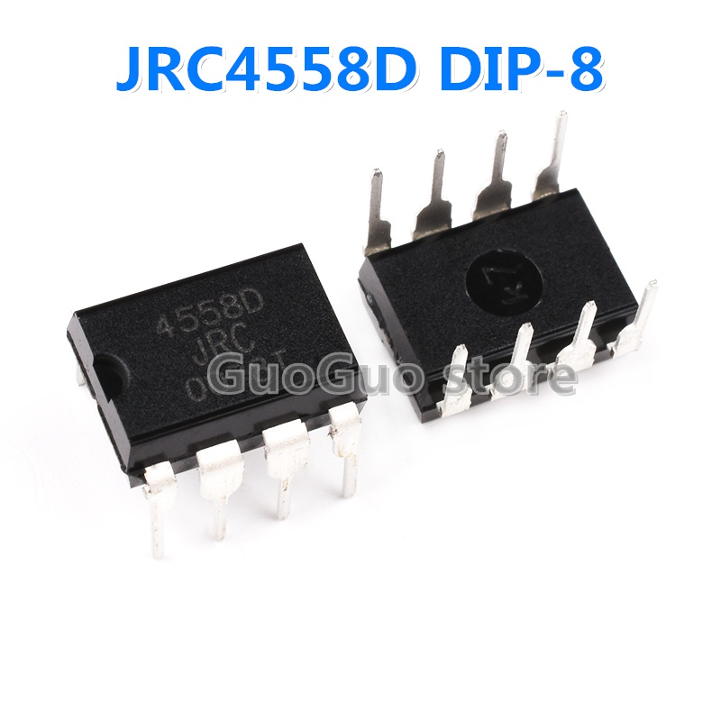 10Pcs Original JRC4558D DIP-8 JRC4558 NJM4558D 4558D DIP8 Dual Op Amp Amplifier IC New Original ...