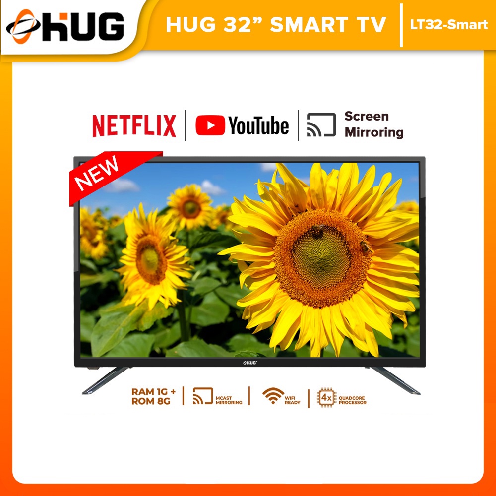 Hug 32 Inch Android 9 Pie Smart HD LED TV w/ Screenshot Feature LT32-Smart-ONLY | Shopee Philippines