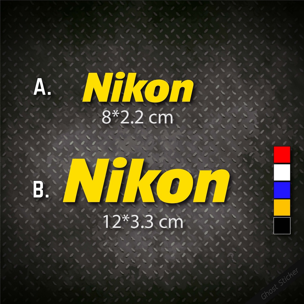 Nikon Camera Sticker/2 Sizes 3m Reflective Die Cut | Shopee Philippines