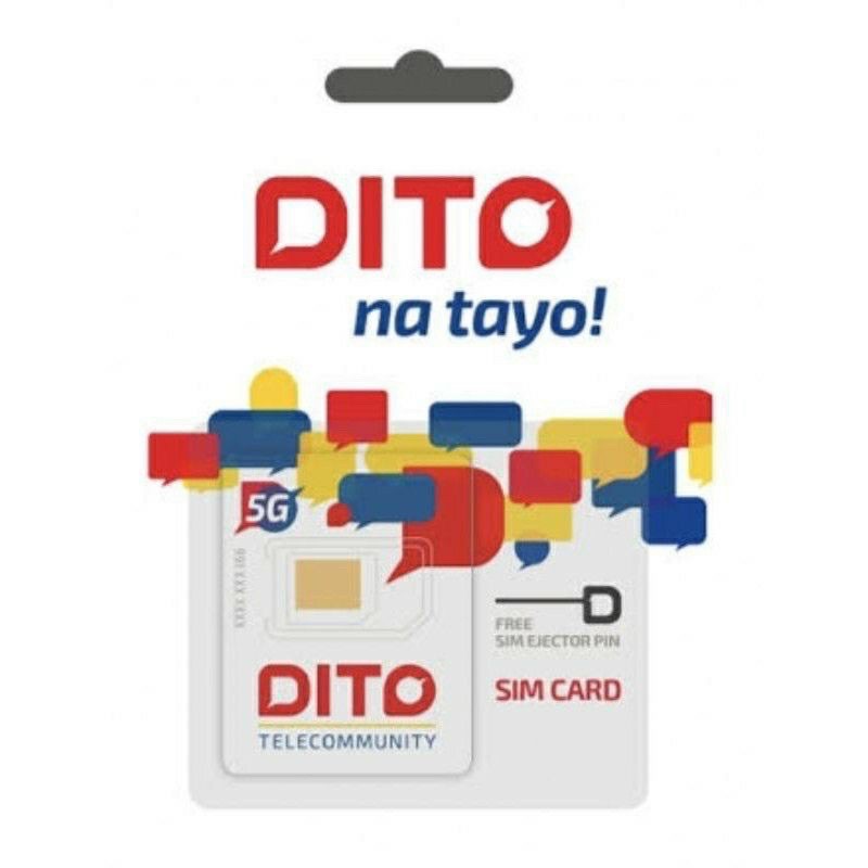 DITO SIM CARD LTE/5G NETWORK free 3GB DATA | Shopee Philippines