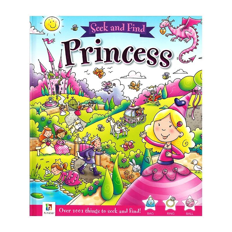 Seek and Find Princess Activity Book Kids | Shopee Philippines