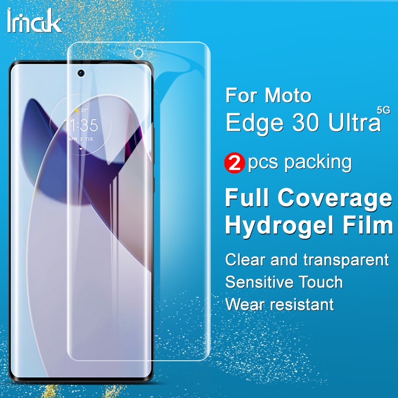 Original Imak Motorola X30 Pro 5G Full Cover Screen Protector Moto Edge ...