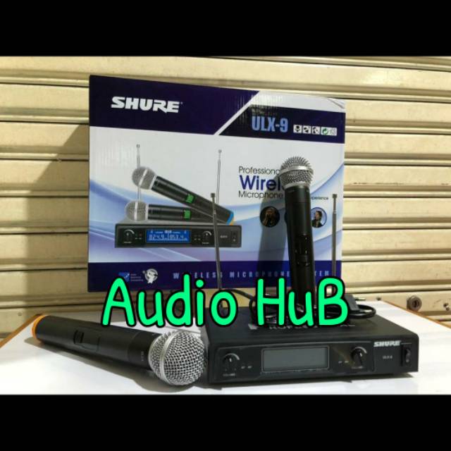 Mic WIRELESS Share ULX9 MICROPHONE SHURE ULX 9 BLACK Handle | Shopee Philippines