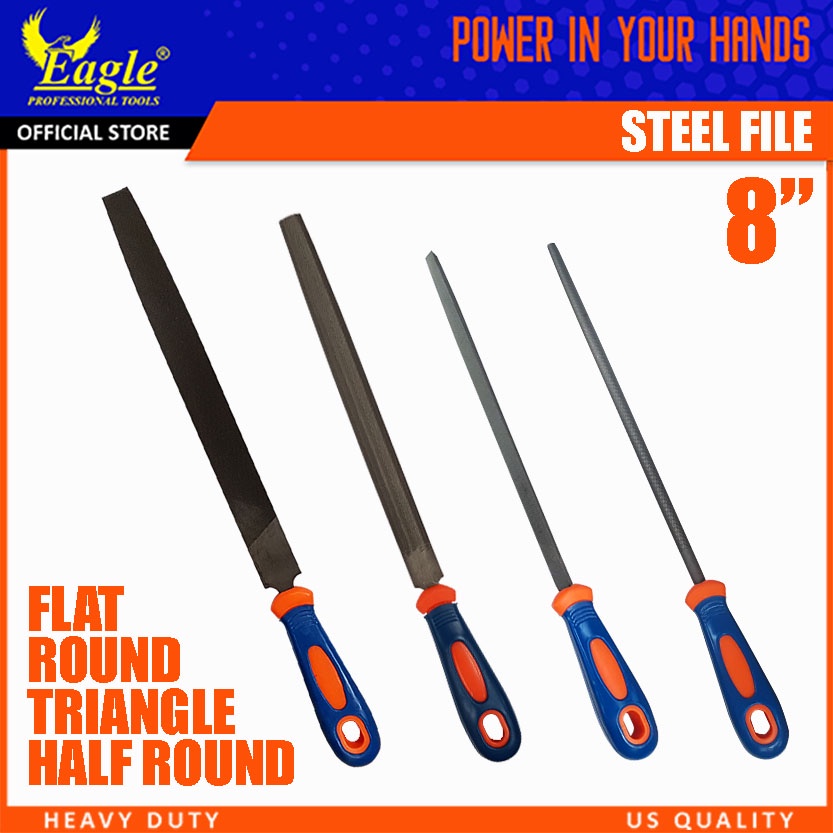 Eagle Steel File 8" / 203MM | Shopee Philippines