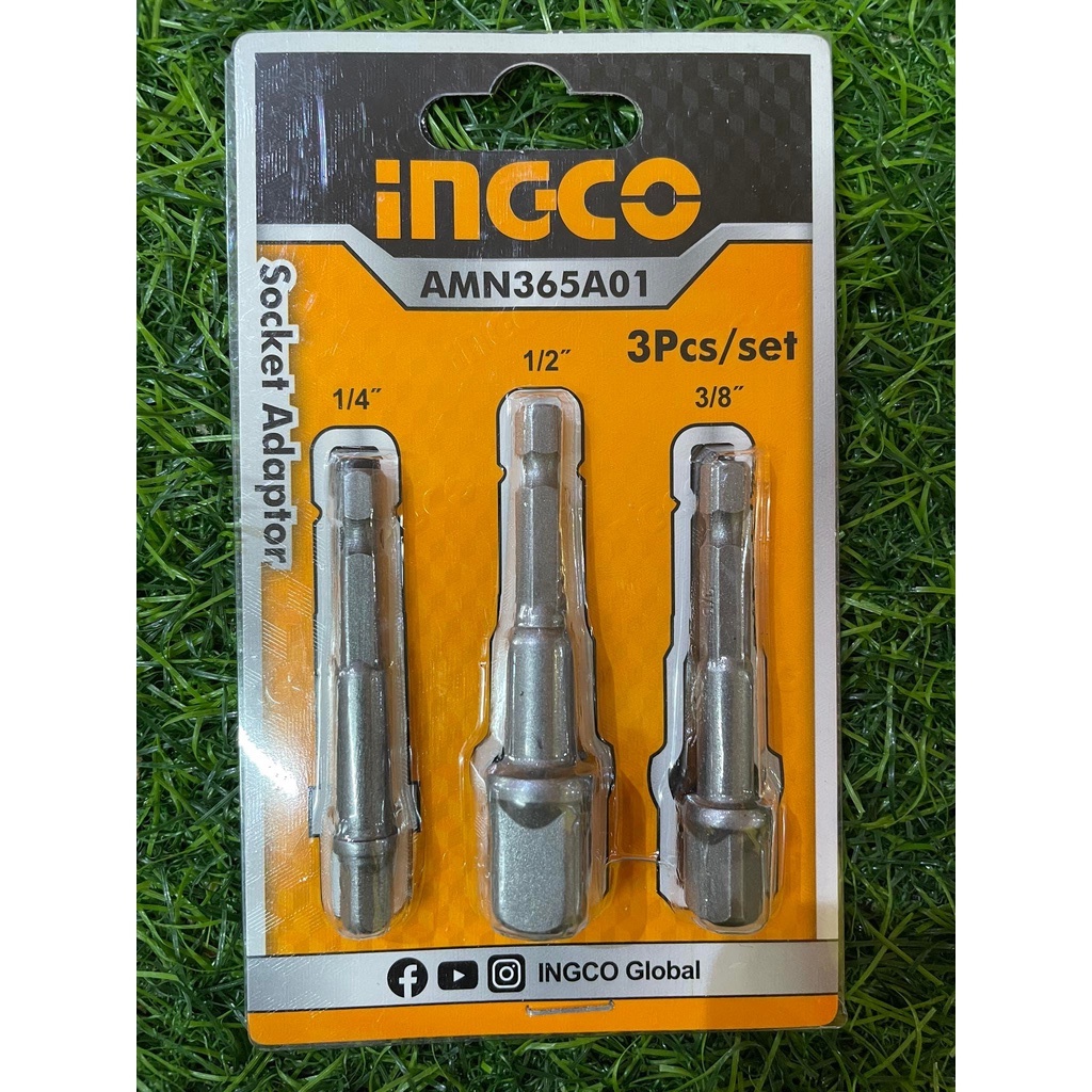 Ingco Socket Adaptor 3PCS/SET AMN365A01 MERVILLE | Shopee Philippines