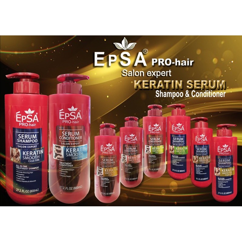 Big sale#EPSA PRO-hair SHAMPOO/ CONDITIONER ORGANIC 800ml 1117 | Shopee Philippines
