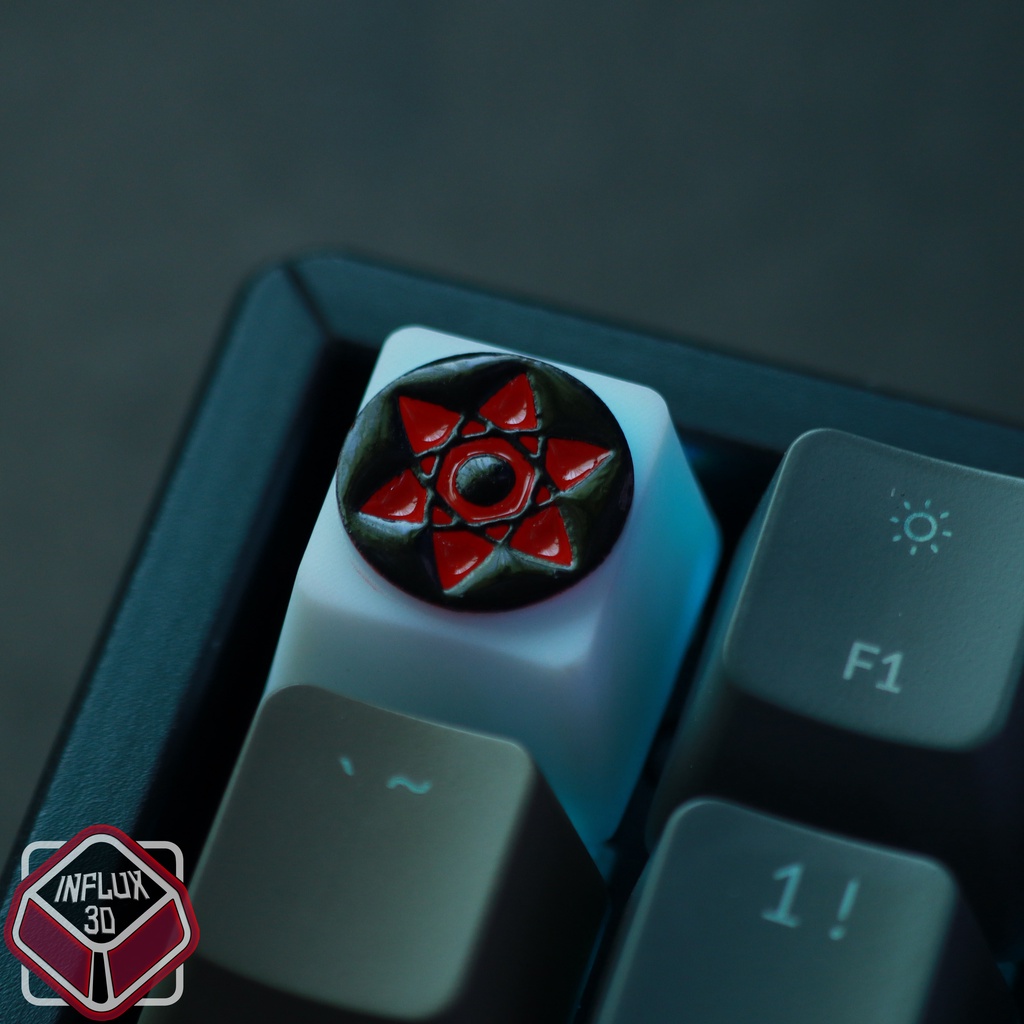 Naruto Sharingan Sasuke Mangekyo Keycap Mechanical Keyboard | Shopee ...