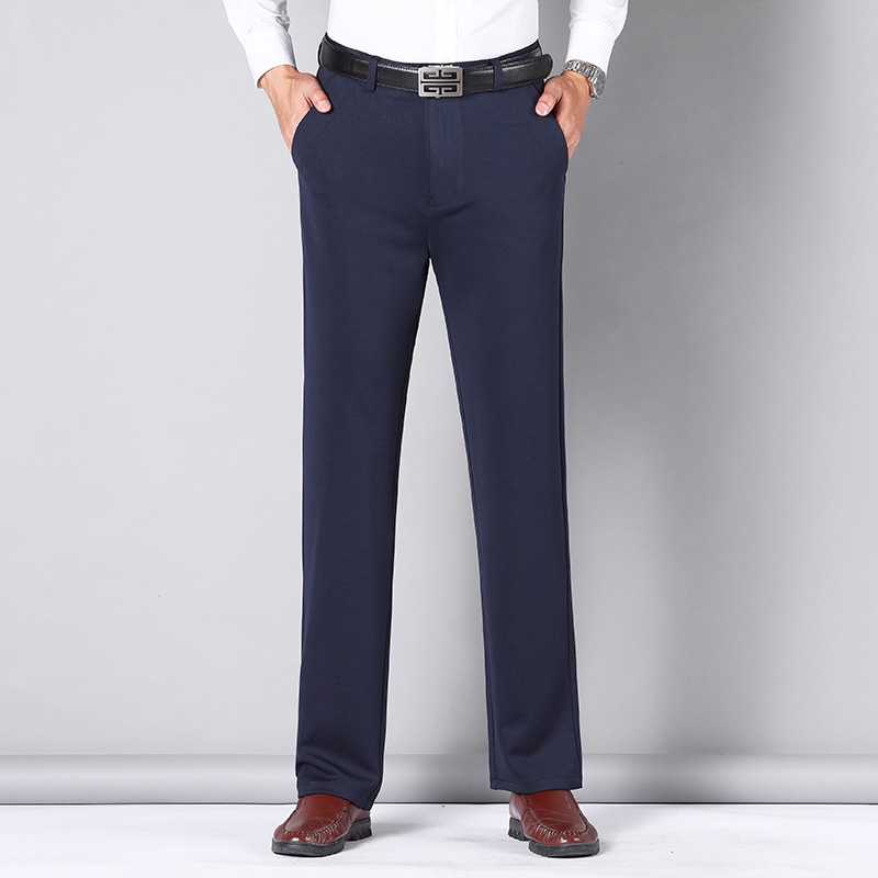 【Local Delivery】Men's CEO Formal Business Pants Straight Cut Plus Size ...
