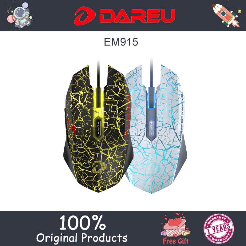 DAREU EM915 wired mouse 7-button optical backlit mouse with controller ... DAREU EM915 wired mouse 7-button optical backlit mouse with controller ...
