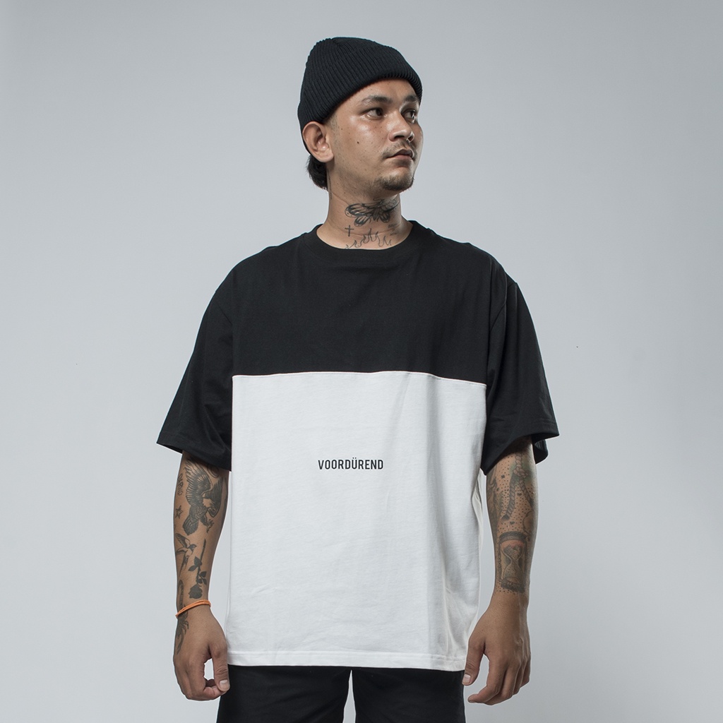 Voordurend Love – Umlaut Block Overtee - Black White - Hitam Putih ...
